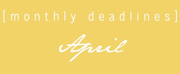 April Deadlines: 13 Contests With Deadlines This Month - The Masters Review