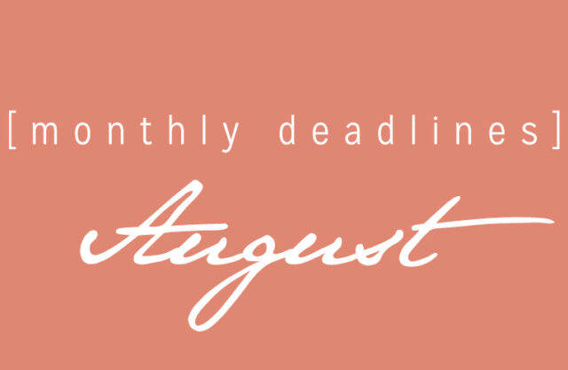 August Deadlines: 11 Contests Closing This Month - The Masters Review